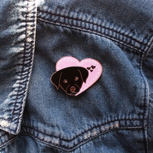 Dog Enamel Pin, Valentines Pin, Enamel Pin, Best Friend, Dog Pin, Gift ...