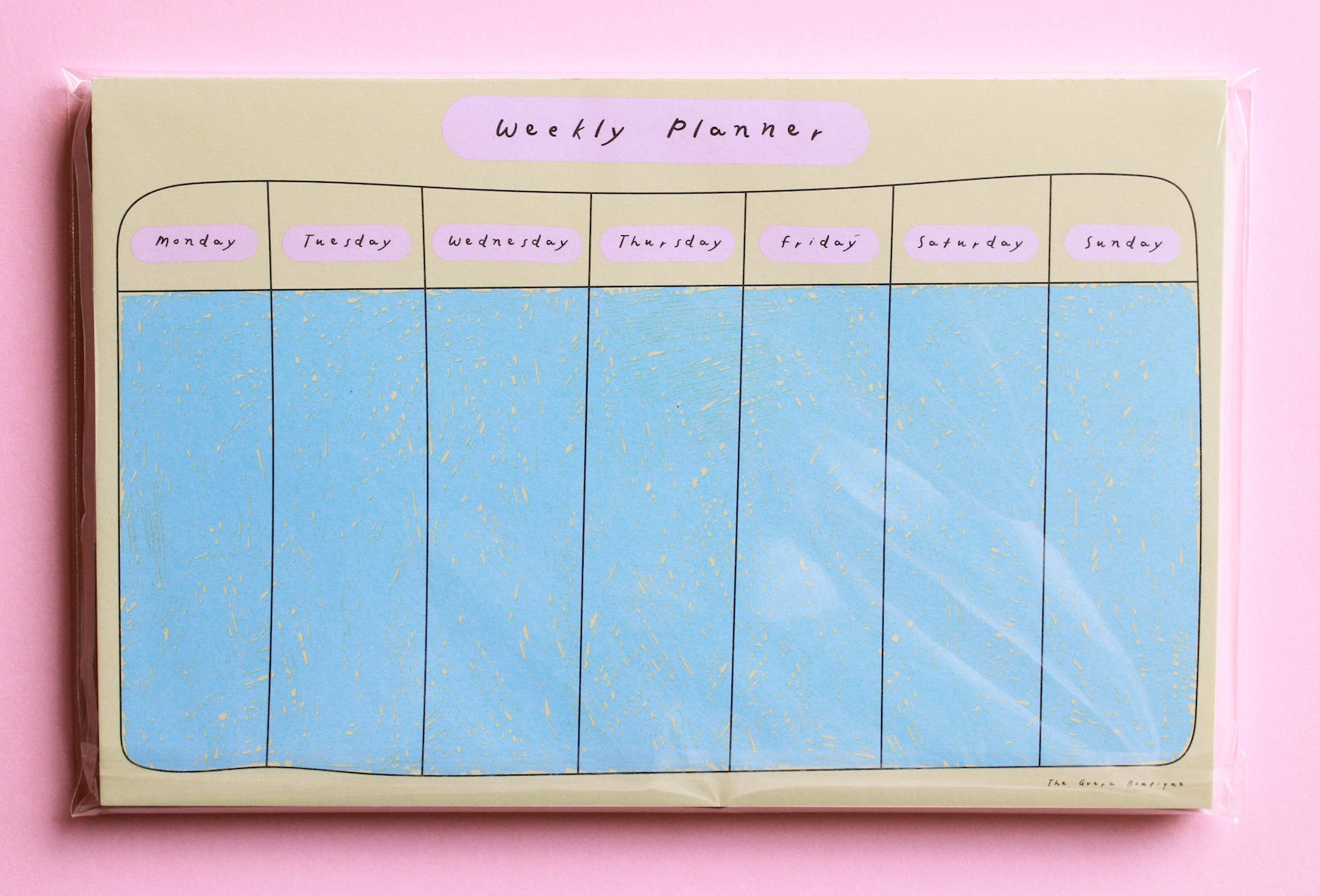 Desk Pad Weekly Planner Pad Planner Notepad Planning - Etsy