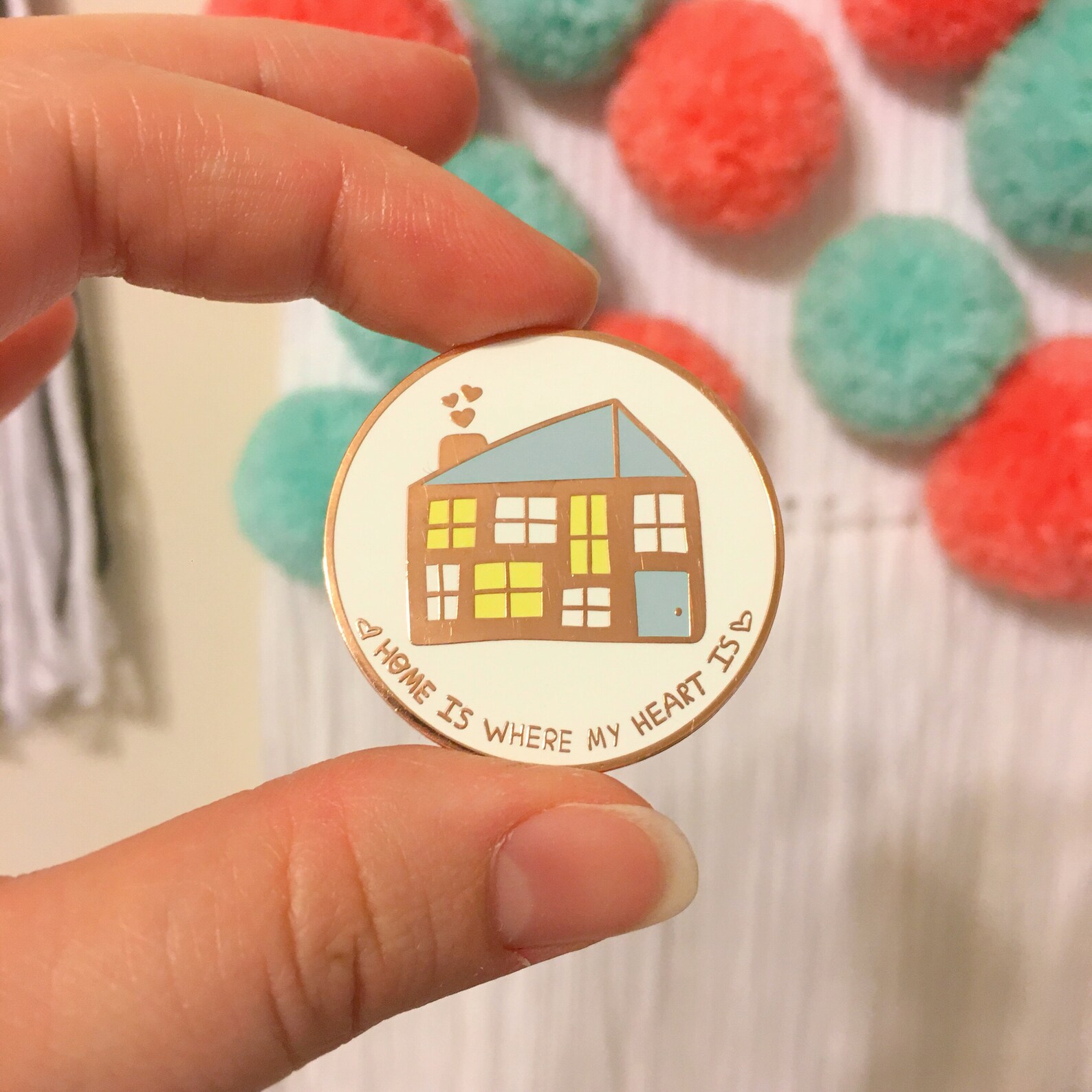 Home Sweet Home Pin Enamel Pin Homebody Pin Stay Home Take - Etsy