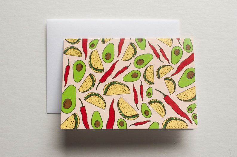 Stationary, Stationary Set, Taco, Taco Note Cards, Stationery Cards ...