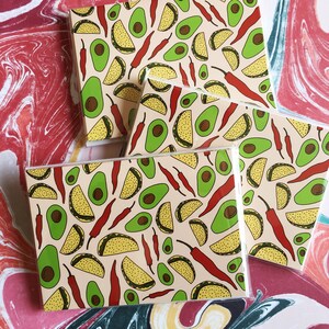 Stationary, Stationary Set, Taco, Taco Note Cards, Stationery Cards ...