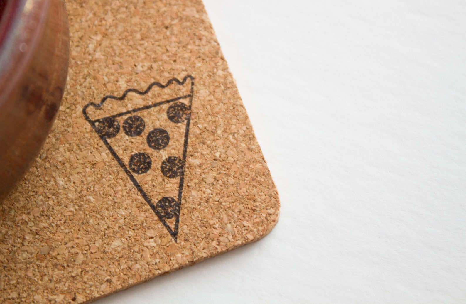 Pizza Coasters Cork Coasters Coasters for Guys Cute | Etsy