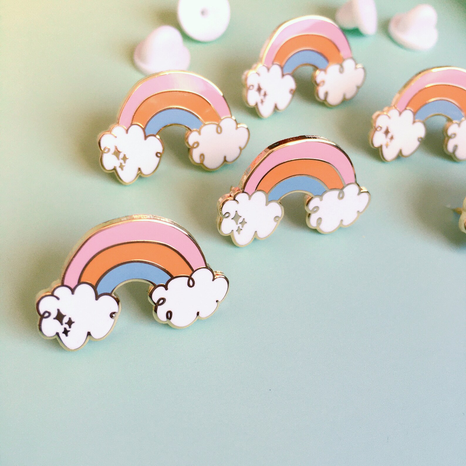 Rainbow Pin, Christian Rainbow Pin, Rainbow Pin Small, Cute Rainbow ...