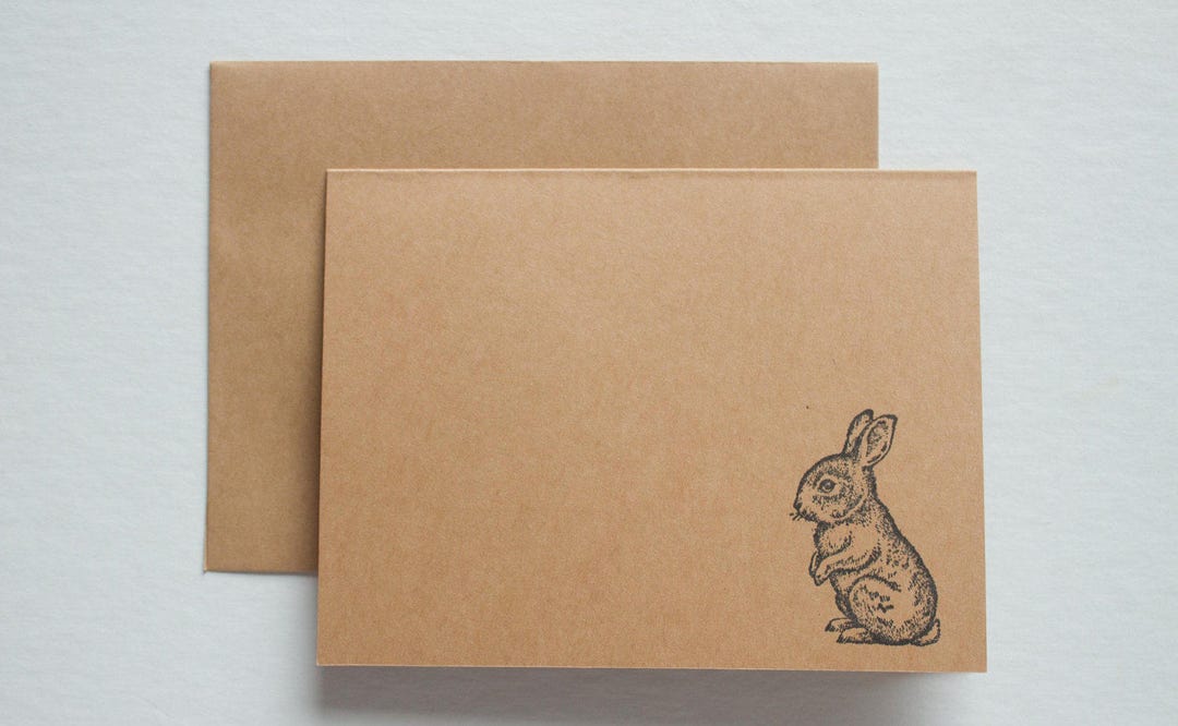 Bunny, Rabbit, Cute Stationary, Bunny Note Cards, Rabbit Stationery ...