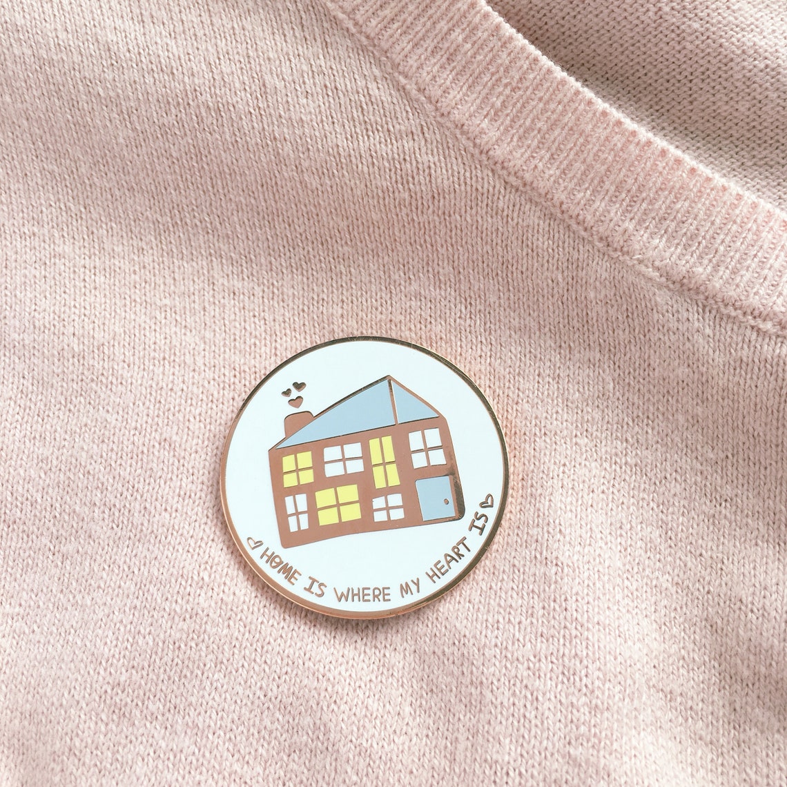 Home Sweet Home Pin Enamel Pin Homebody Pin Stay Home Take | Etsy
