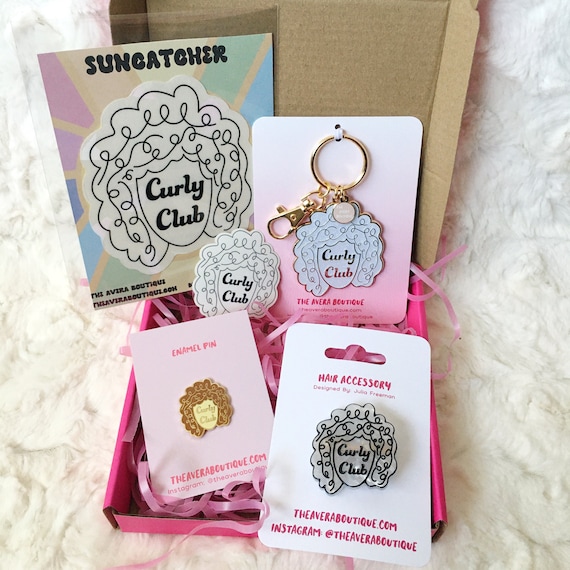 Curly Hair Gift Set Gift for Curly Girl Cute Curly Girl - Etsy