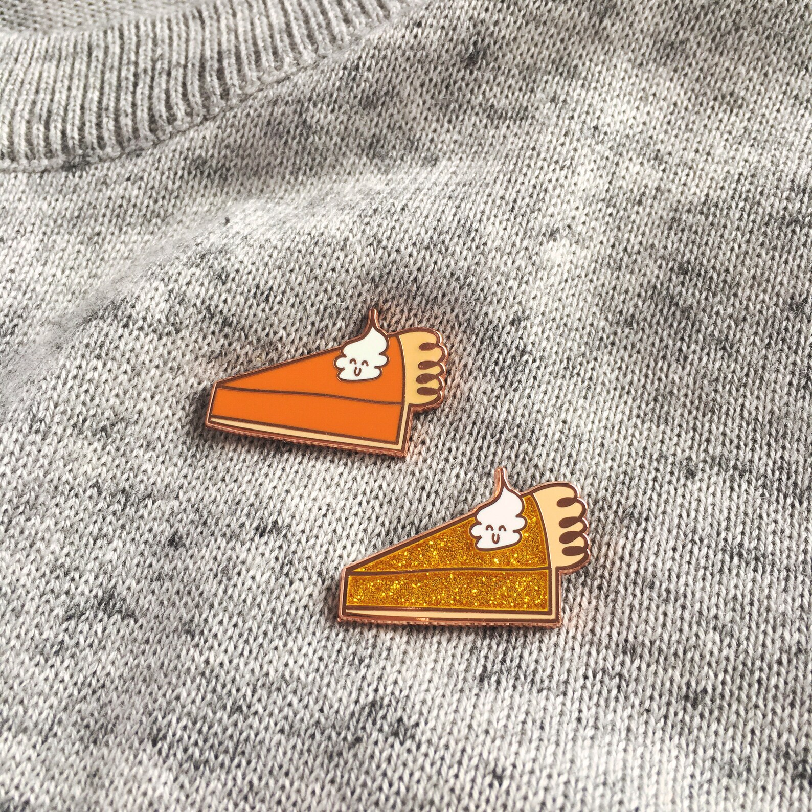 Pumpkin Pie Pin Apple Pie Enamel Pin Cute Fall Pie Enamel - Etsy