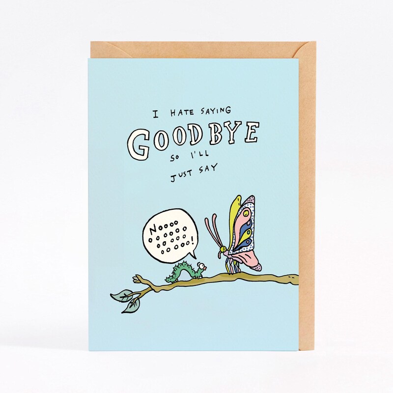 Goodbye Card - Etsy