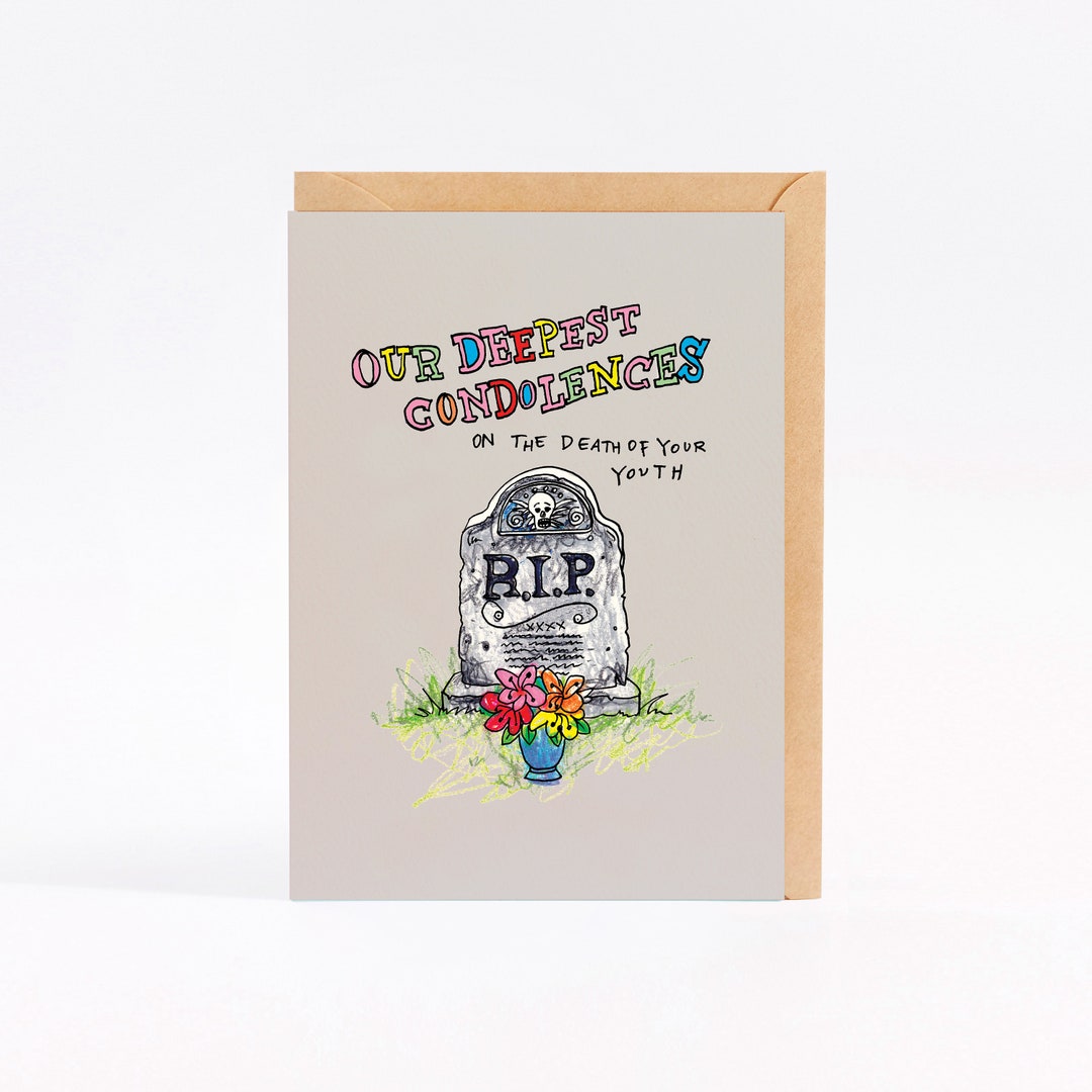 Birthday Card R.I.P. Funny Birthday Card - Etsy