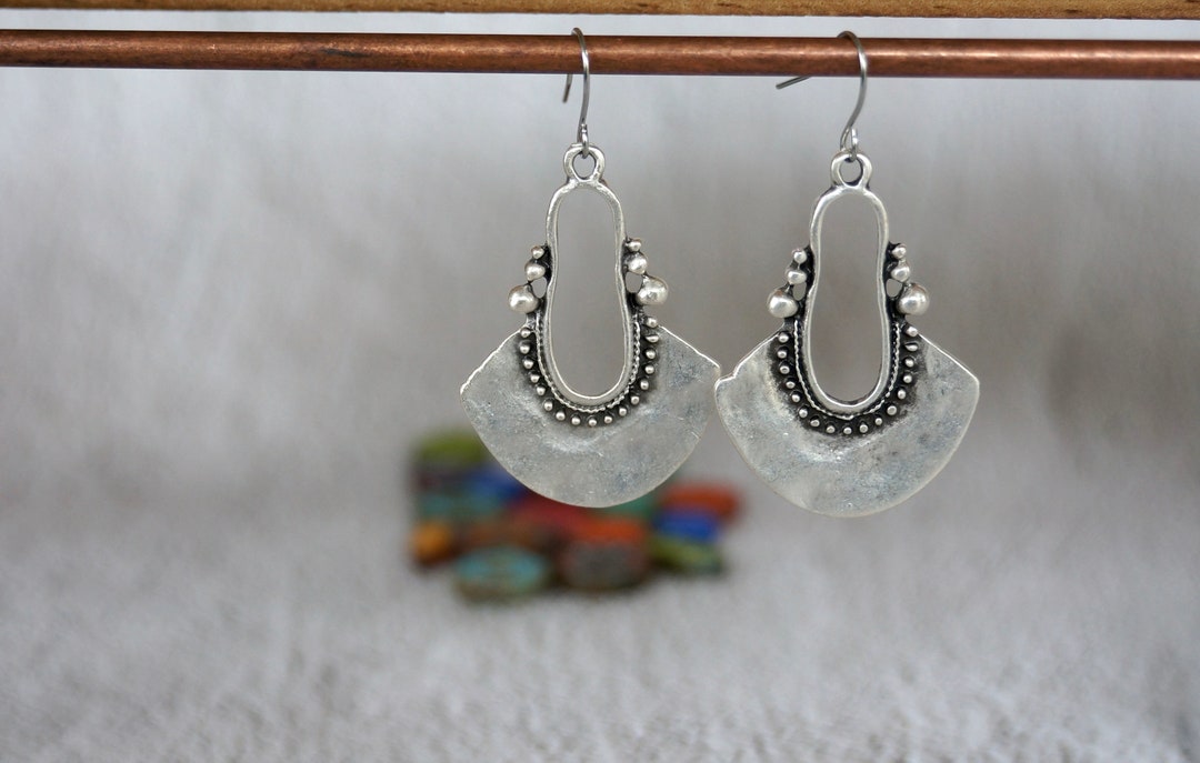 Boho Artisan Dangle Earrings - Etsy