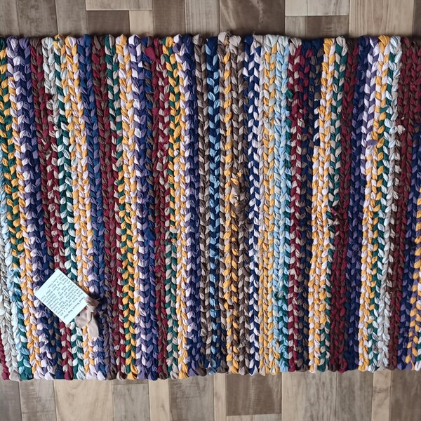 Twined Rag Rugs - Etsy