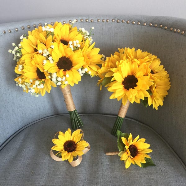 Sunflower Bouquet - Etsy