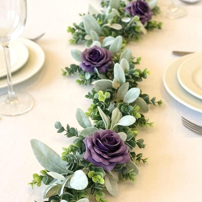Flower Table Garland - Etsy