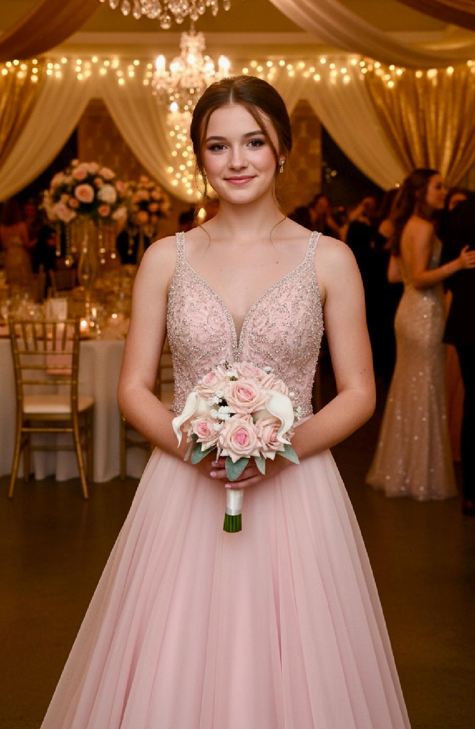 Pink Rose and White Calla Lily Real Touch Wedding & Prom Flower Package ...