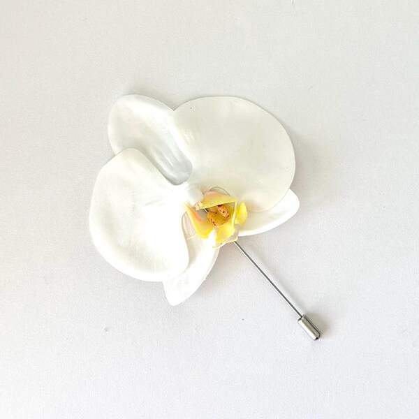 Orchid Lapel Pin - Etsy