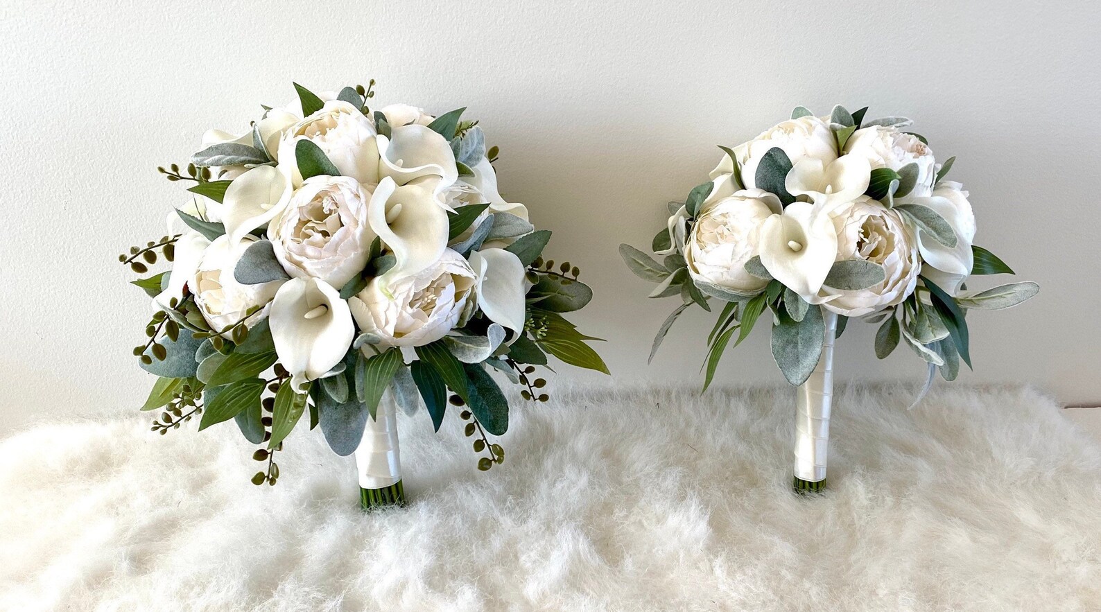 Pricing in Description Ivory Peony Bouquet Ivory Bridal - Etsy