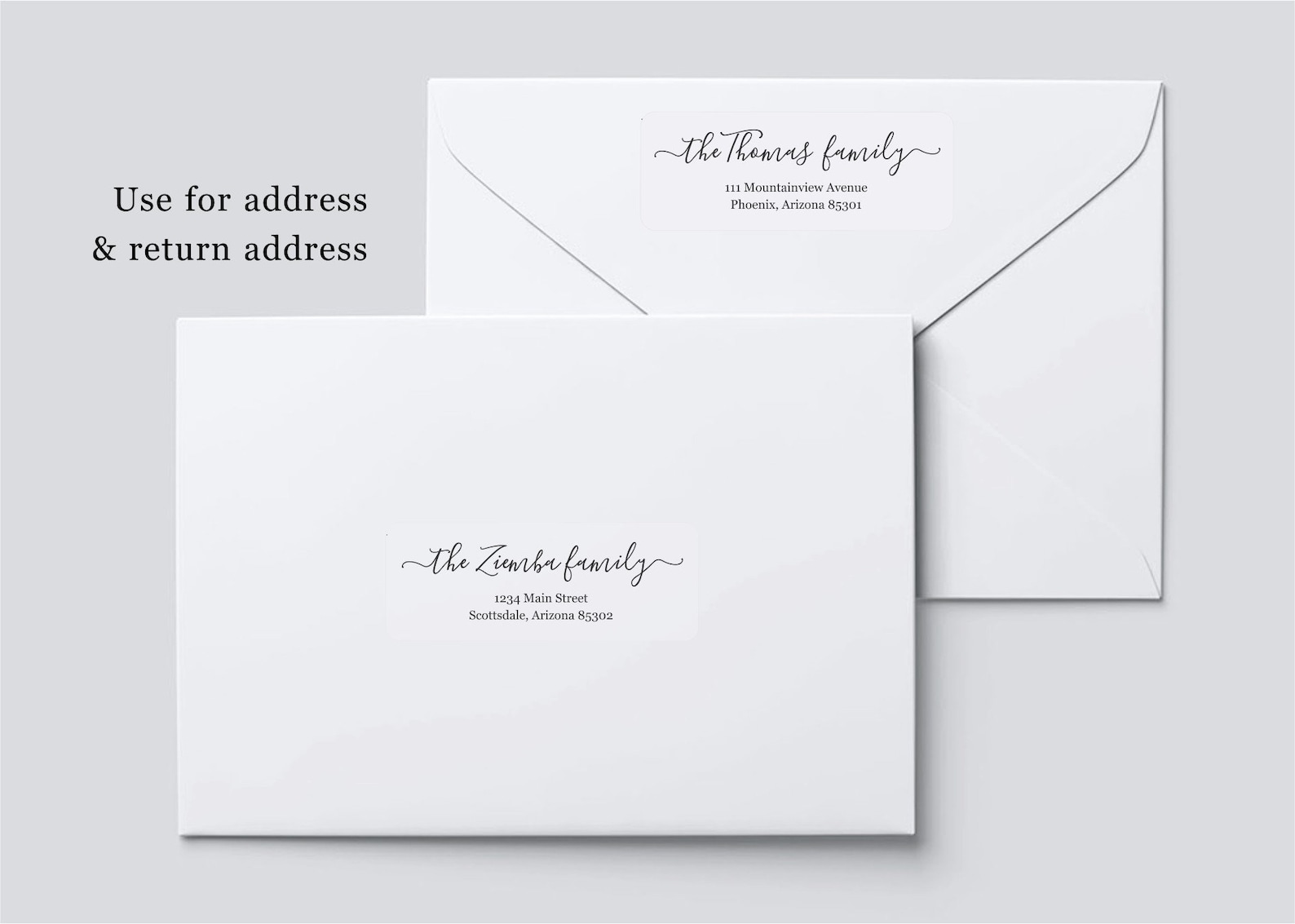 Address Label Template Printable Envelope Label Avery 1 X - Etsy