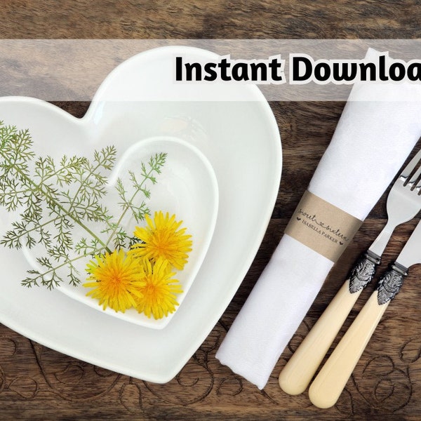 Paper Napkin Rings - Etsy