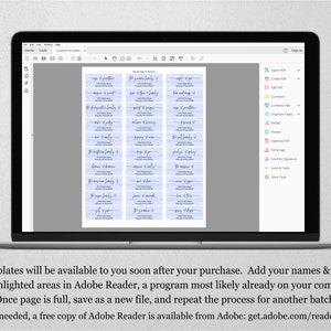Address Label Template - Printable Envelope Label, Avery 1 X 2-5/8 ...