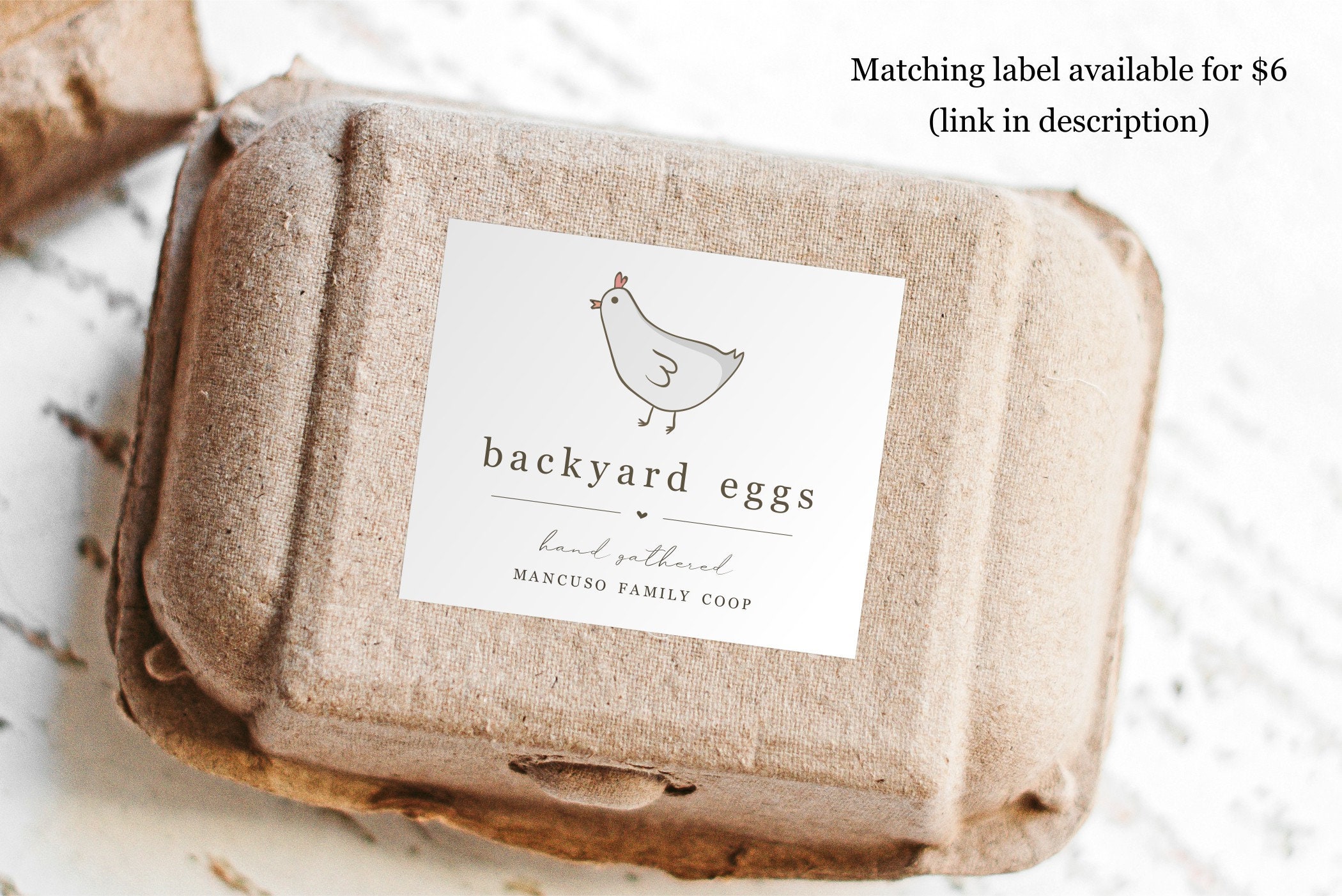 Egg Handling Instructions Sticker Template, Printable Fresh Egg Care ...