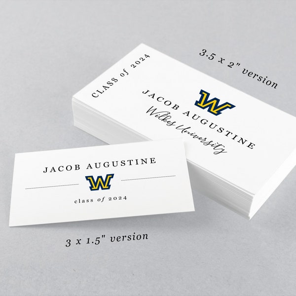 Graduation Name Insert Card - Etsy