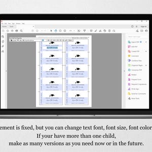 Printable Graduation Name Card Template, Formal Announcement Insert ...