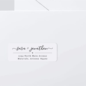 Address Label Template - Printable Envelope Return Address Label, Avery ...