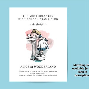 School Play Program, Playbill Template, Printable Theatre College High ...