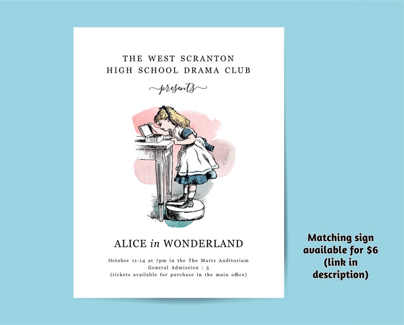 School Play Program Playbill Template Printable Theatre - Etsy