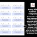 Printable Calligraphy Address Template Envelope Label Avery 2 - Etsy