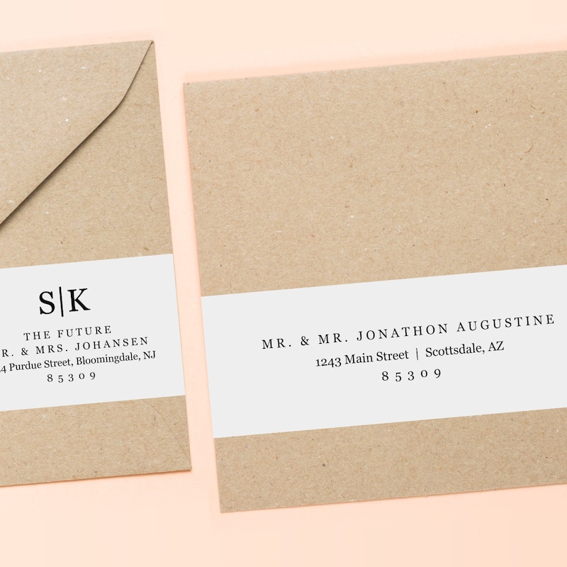 Wrap Around Labels - Etsy