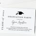 Graduation Party Invitation Insert Template, Printable 2026 Grad Party ...