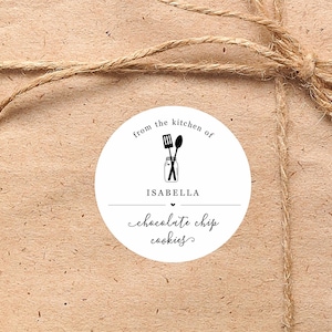 From the Kitchen of Sticker / Tag Template 2x2, Printable Homemade Food ...