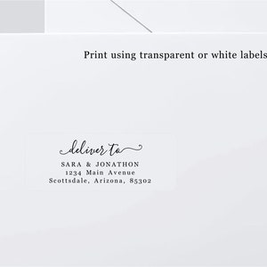Avery Address Label Template - Printable Envelope Address Label, 1 X 2 ...