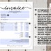 Printable Invoice Template NO COLOR INK Word, Pdf Download Business ...