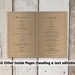 Printable Wedding Ceremony Book Template - Unlimited Pages Multi-page ...