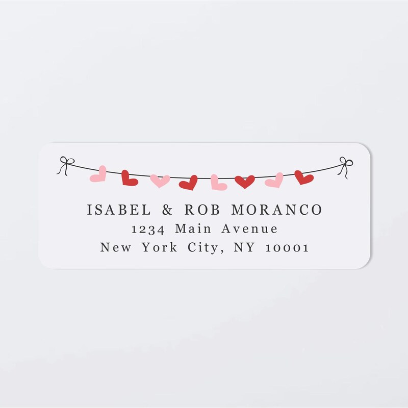 Personalized Colorful Address Labels - Etsy