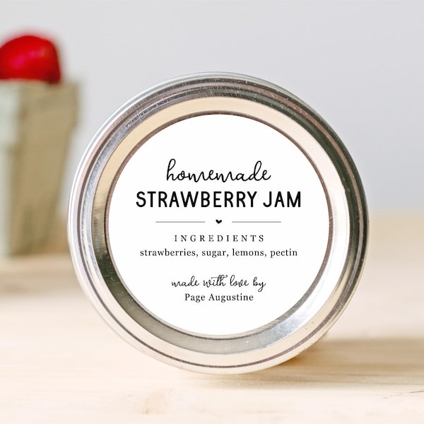 Canning Jar Labels - Etsy