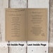 Printable Wedding Ceremony Book Template Unlimited Pages Multi-page ...