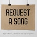 Printable Song Request Sign and Song Request Sheet DJ Song - Etsy