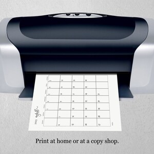 Editable Monthly Calendar Template Printable 2022 and 2023 - Etsy