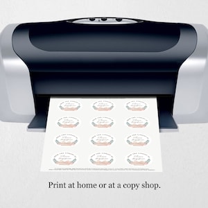 Printable From the Library of Sticker Template, This Book Belongs to ...