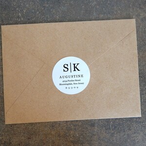 Return Address Label Template, Printable Round 1 1/2" & 2" Circle Seals ...