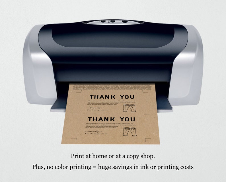 Funny Thank You Card Template Printable Editable Personalized - Etsy