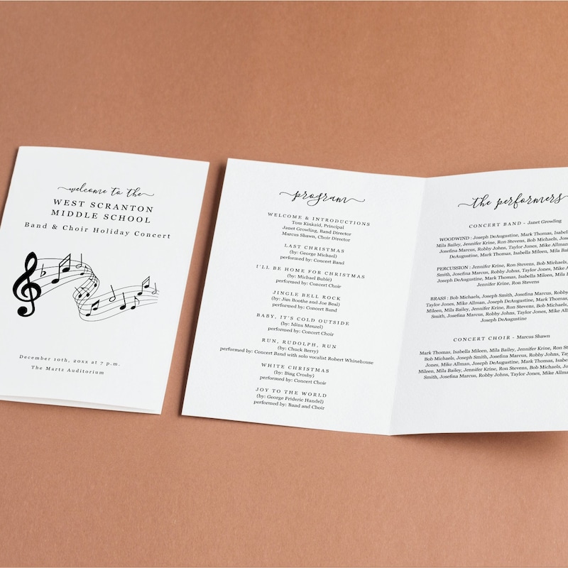 Church Usher Anniversary Program - Etsy