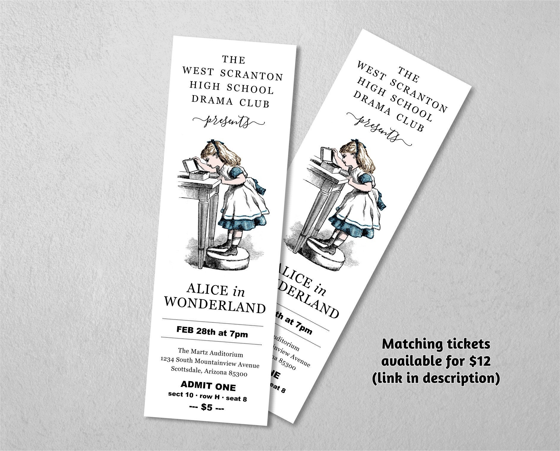 School Play Program, Playbill Template, Printable Theatre College High ...