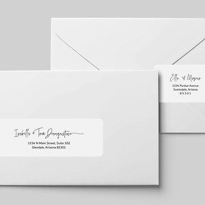 Printable Address Template for Envelope Wraparound Labels Avery 22838 ...