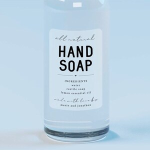 Homemade Hand Soap Label Template 2 X 3 2x3 - Etsy Canada
