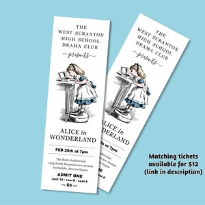 School Play Program, Playbill Template, Printable Theatre College High ...