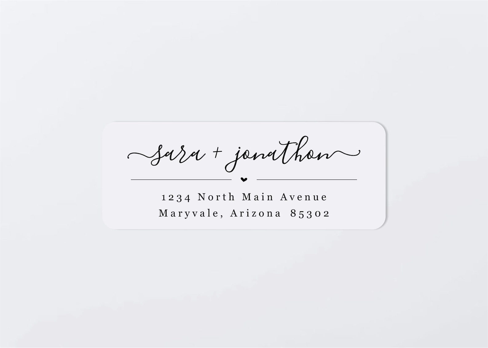 Address Label Template - Printable Envelope Return Address Label, Avery ...